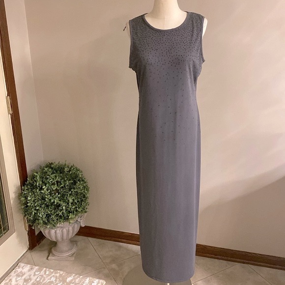 All that Jazz | Dresses | All That Jass Womans Embellished Long Olive ...